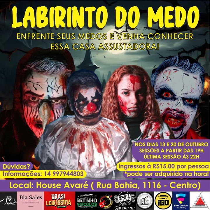 LABIRINTO DO MEDO PROMETE NOITES DE SUSTOS EM AVARÉ – A Voz do Vale